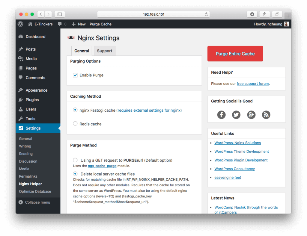 Hosting WordPress on Raspberry Pi Part 4 – Optimise WordPress through cache – E-Tinkers
