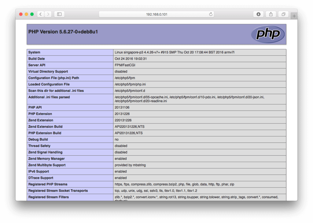 Hosting Wordpress On Raspberry Pi Part 2 Install Nginx Php And