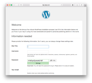 Hosting WordPress on Raspberry Pi Part 3 – Setup WordPress – E-Tinkers