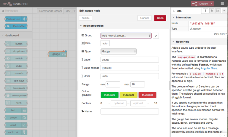 A node-RED inspired D3 Dashboard Gauge – E-Tinkers