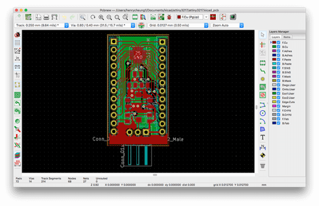 Arduino-Compatible Development Board with ATtiny3217 – E-Tinkers